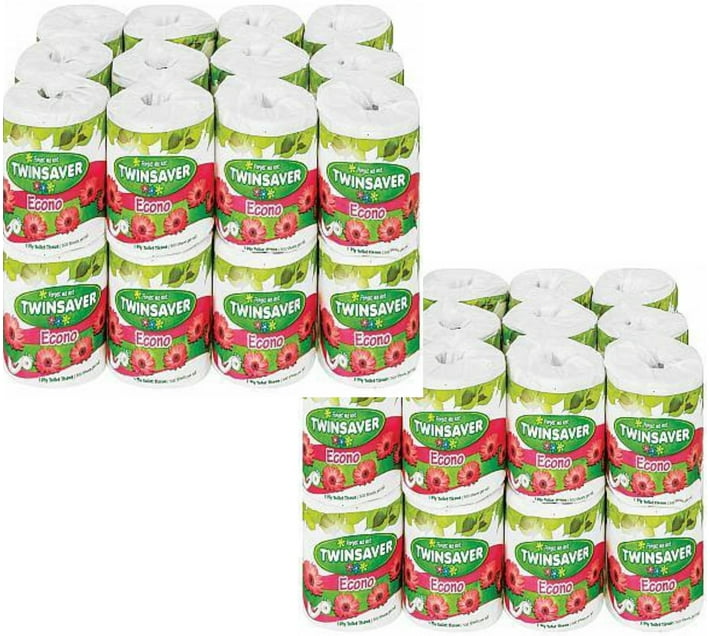 Buy Twinsaver 1 Ply Centre-pull Toilet Paper Roll (Pack of 48 x 48 ...