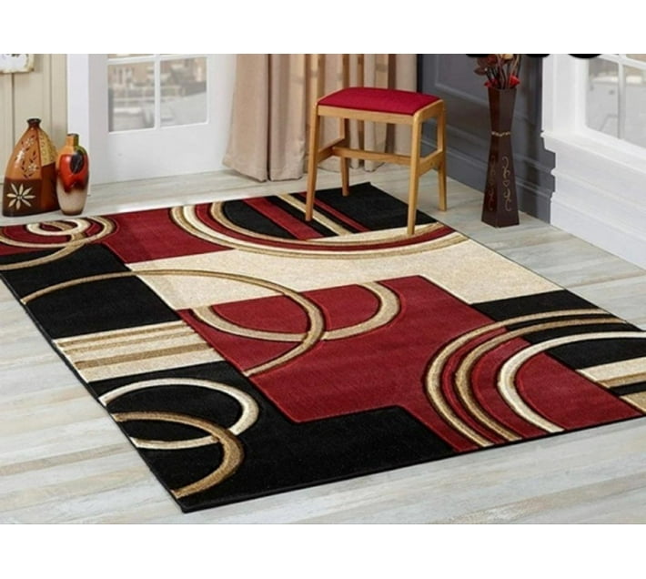 Dream world Red Nylon, Polyester Area Rug (160 cm, X 230 cm, Rectangle ...