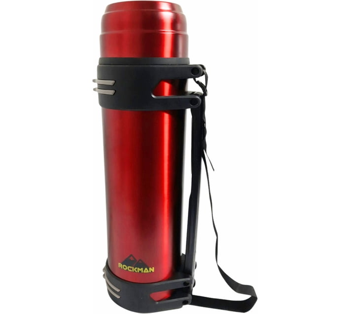 Rockman Vacuum Flask 1.2 litre - 403 Stainless Steel - Red 1200 ml ...